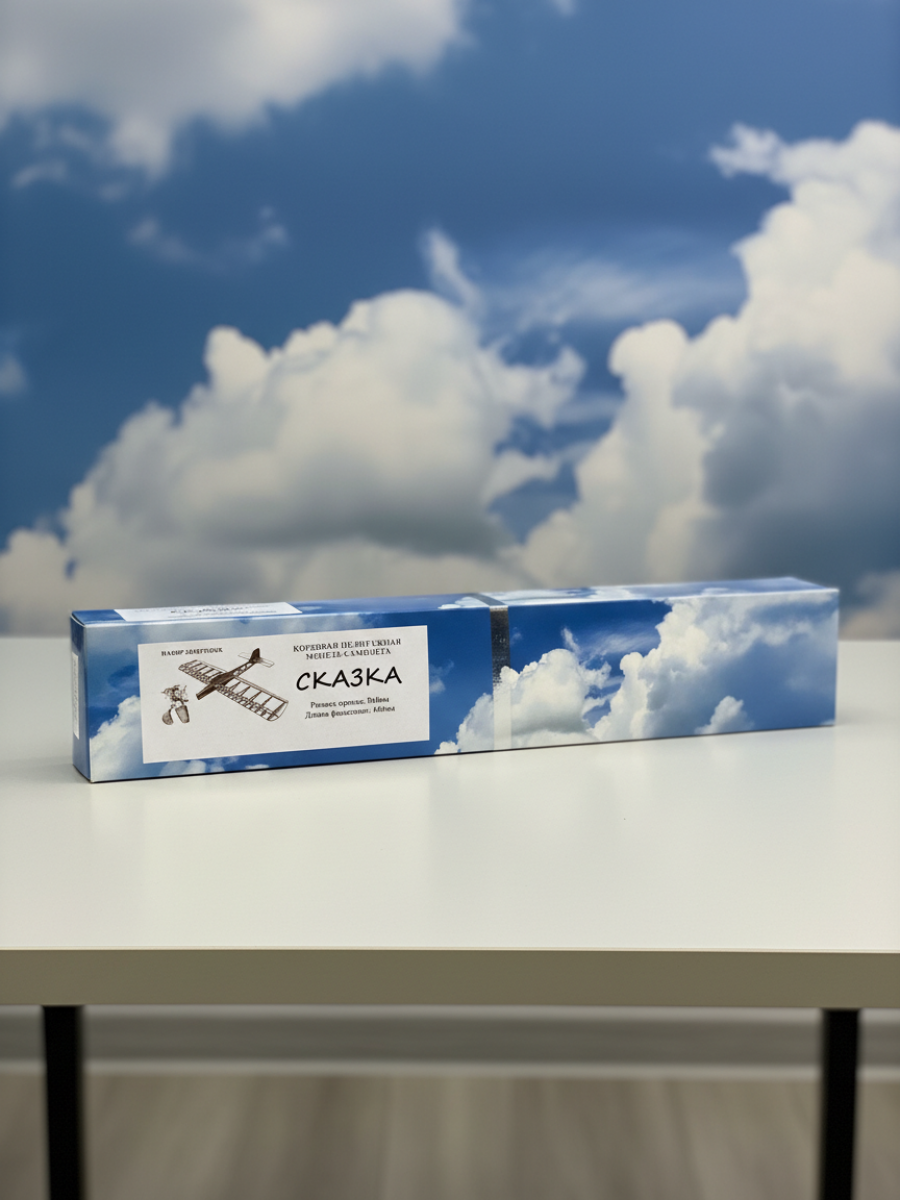 Кордовая учебно-тренировочная модель самолета "Сказка"