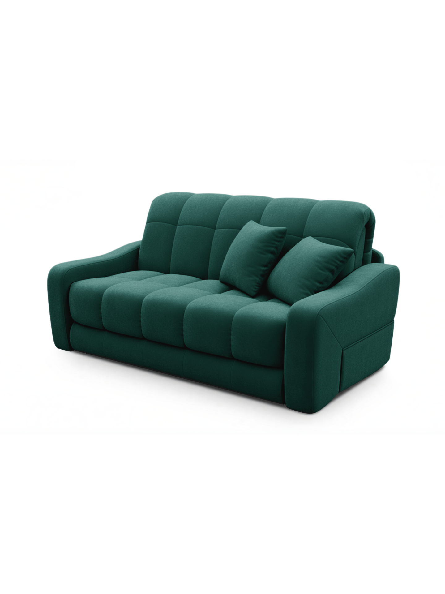 Диван Стелла Лайт Velutto 20 NEW 154x105x88 см, зеленый Велютто, аккордеон GOODFORM