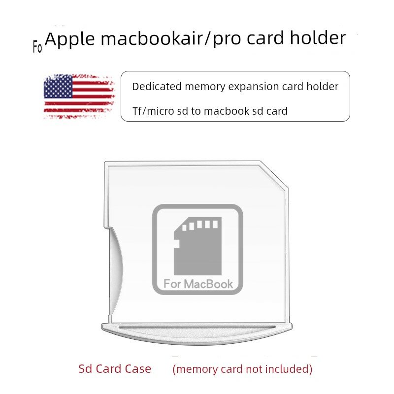 Адаптер для карт расширения, подходящий для компьютеров Apple MacBook Air Pro 13inch и MacBook Air 15, расширяет объем