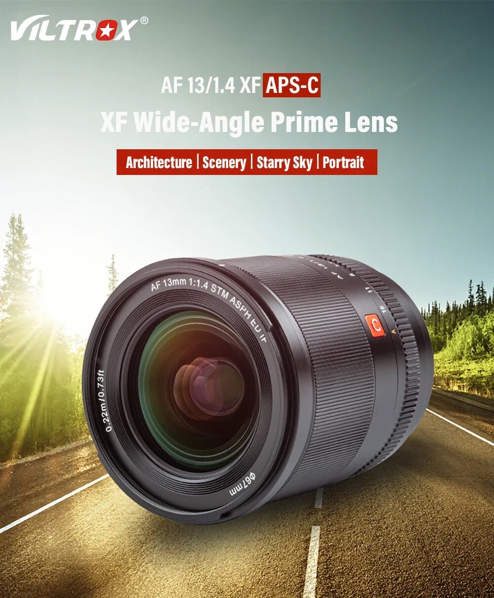 Viltrox 13mm F1.4 Sony E Объектив APS-C