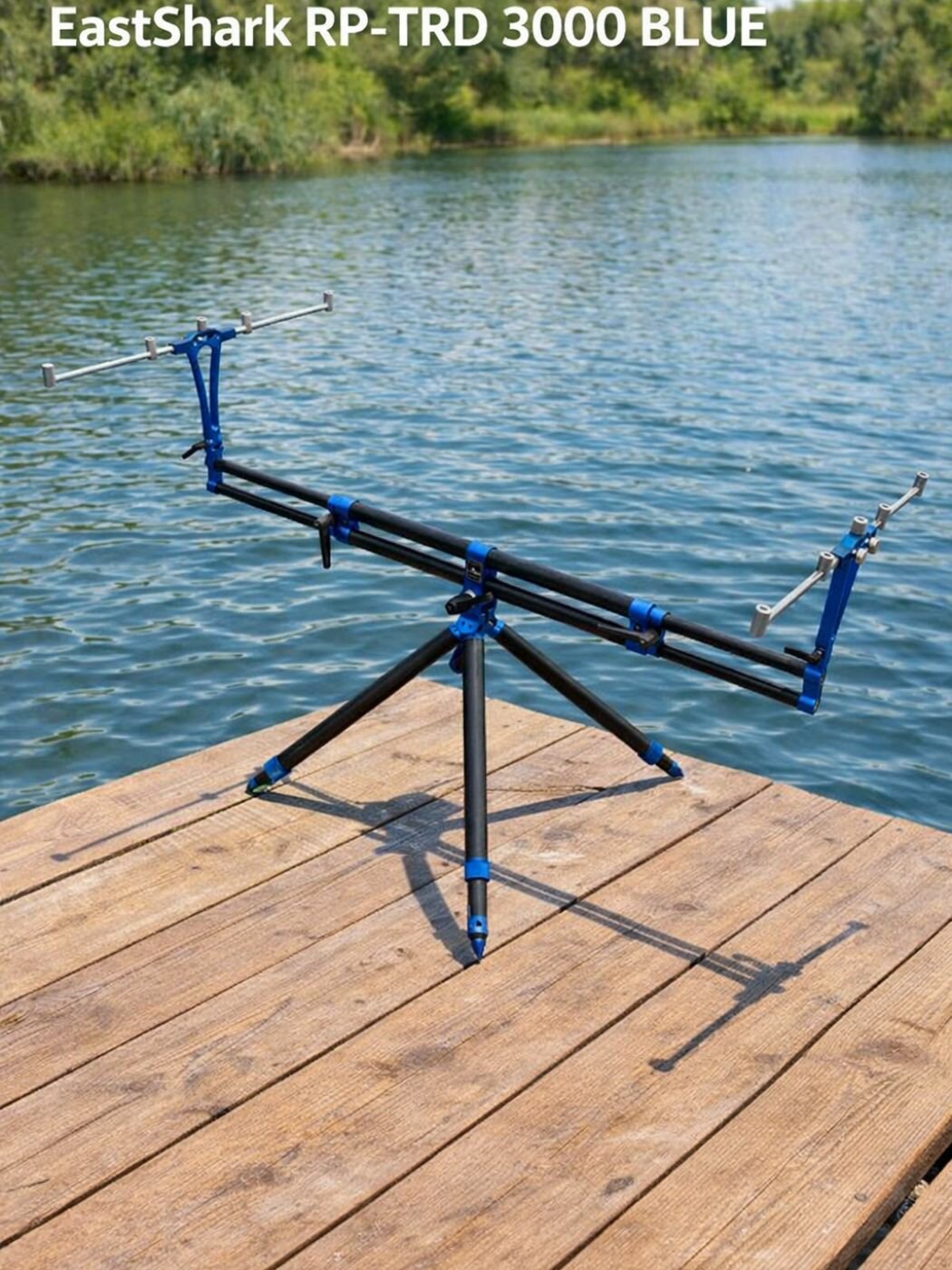 Rod-pod на 5 удилищ EastShark RP-TRD 3000 BLUE