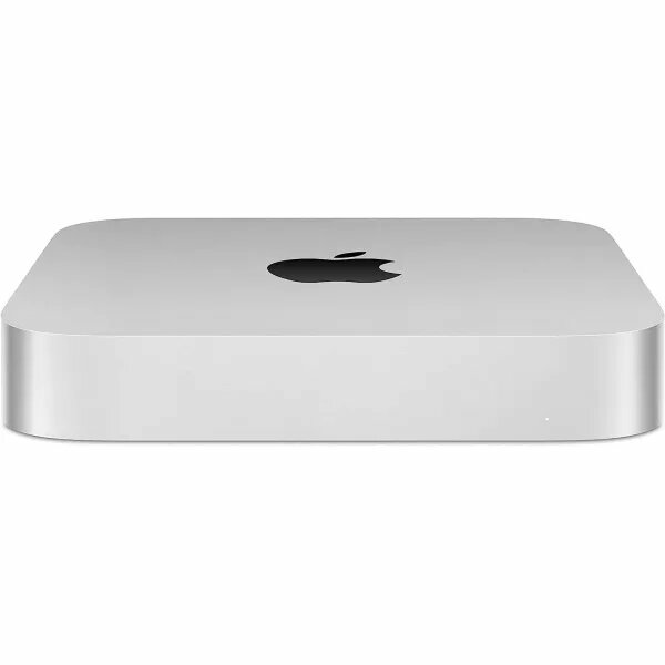 ПК Apple Mac mini A2686 slim M2 8 core (3.49) 8Gb SSD256Gb 10 core GPU macOS GbitEth WiFi BT серебристый (MMFJ3HN/A)