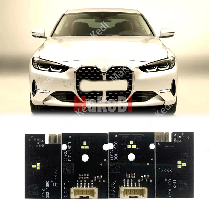 Белые светодиодные чипы DRL для BMW M3 M4 4 серии 2021-2024 G80 G22 G82 G23 G26 Фара «ангельские 4X