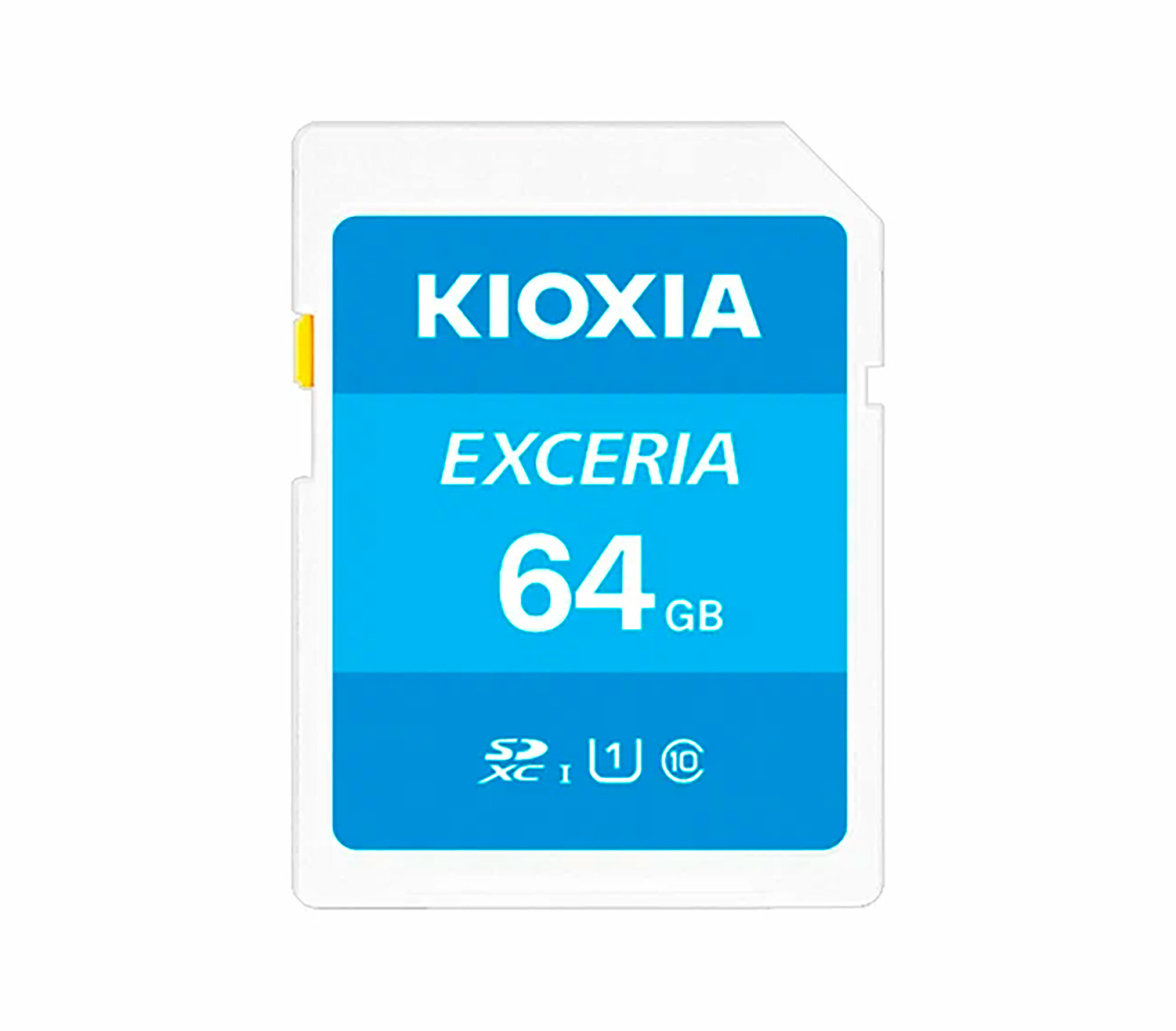 Карта памяти Kioxia SDXC 64GB Exceria UHS-I U1, скорость чтения до 100 МБ/с