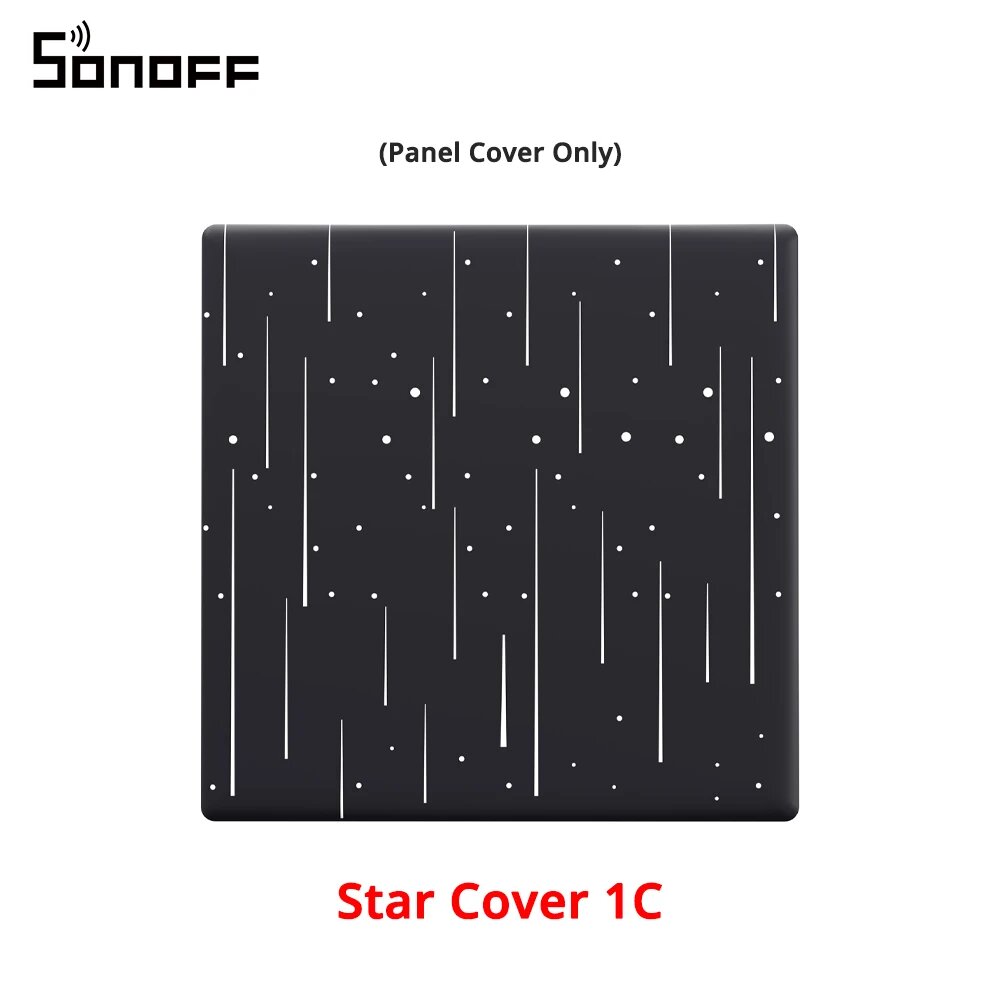 SONOFF Star Cover 1C - панель для умного выключателя