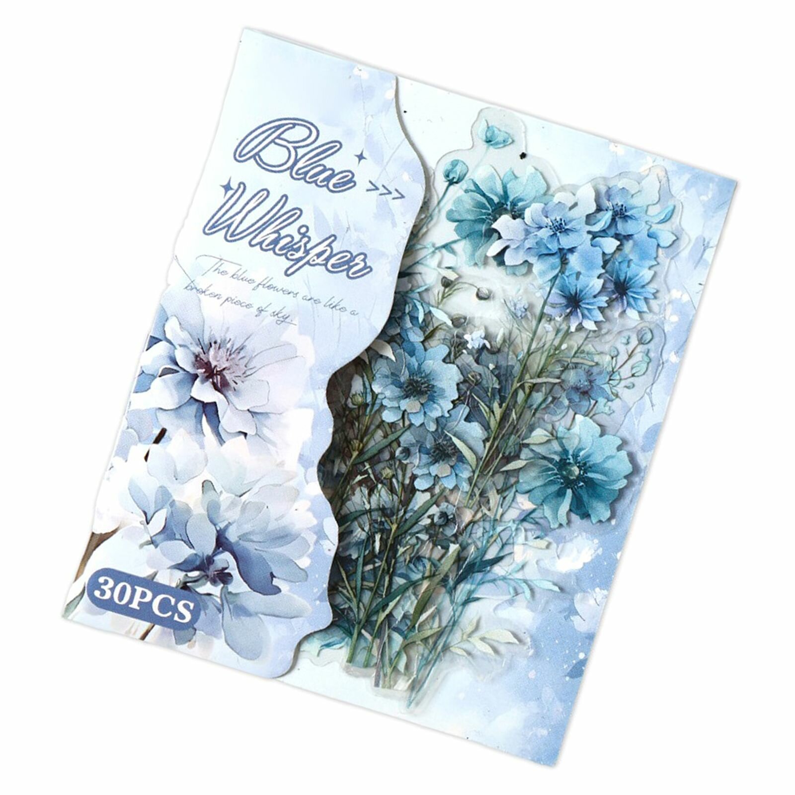 Цветочные наклейки для планировщиков легкое нанесение