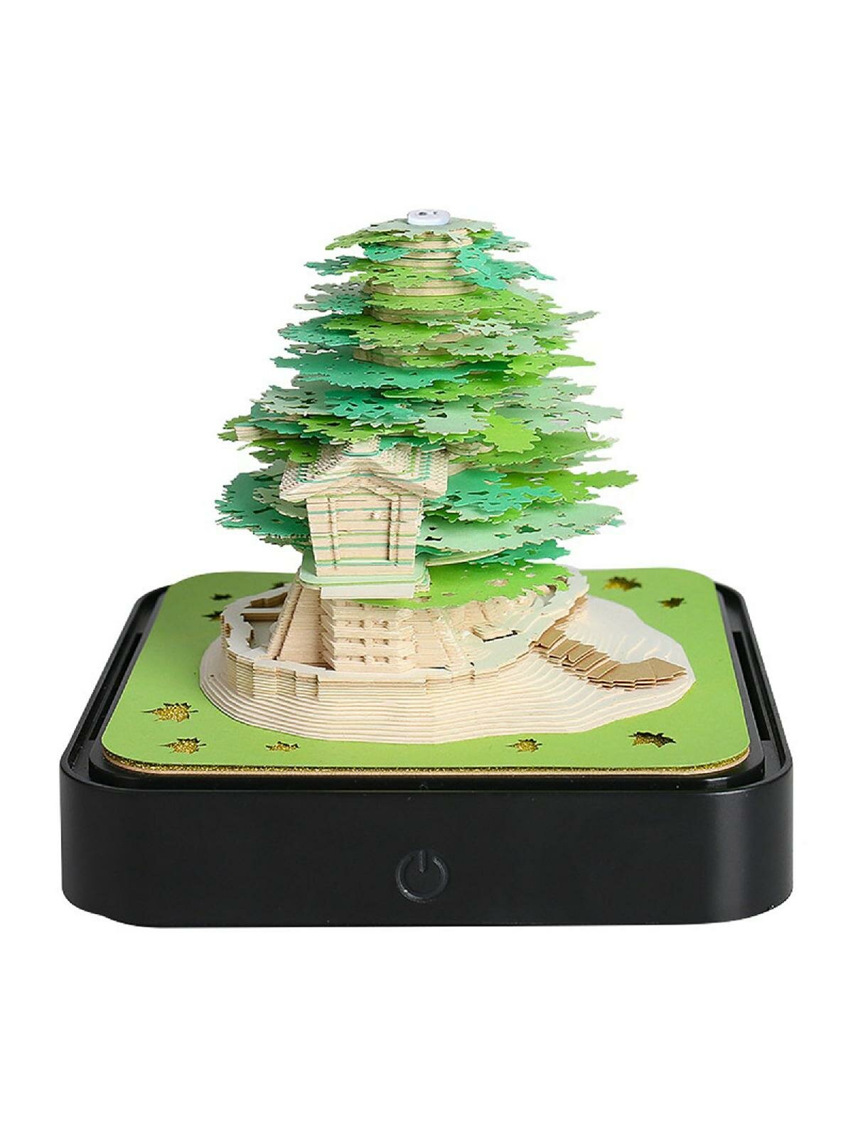 Календарь искусства резьбы по бумаге 2026 Настольный Ежедневный календарь для рождественского украшения