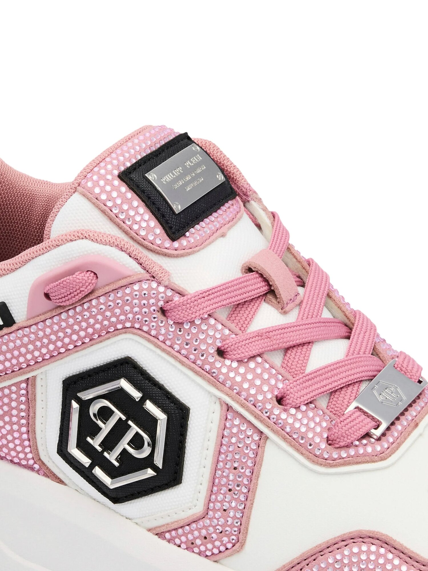 Кроссовки PHILIPP PLEIN SK8R, размер 38, бежевый/белый — фото 1
