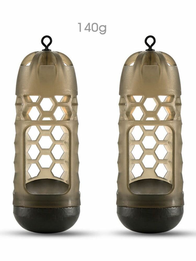 Кормушка фидерная пластиковая для рыбалки пуля 2шт уки