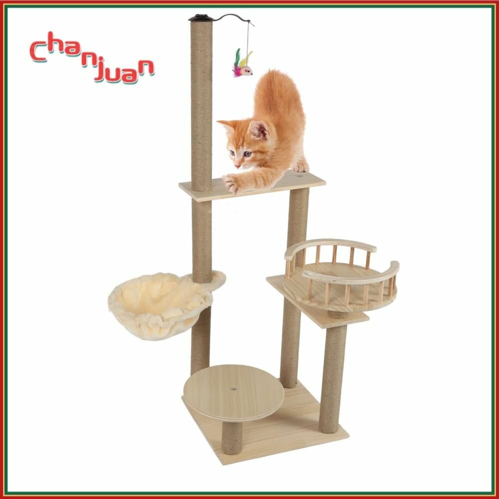 Кошачье дерево, устойчивое, для игры и отдыха в квартире