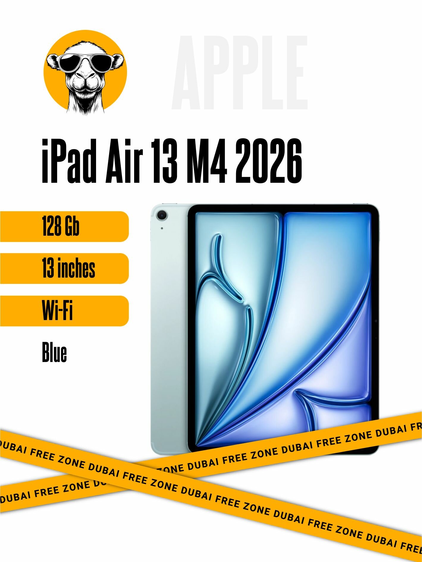 Планшет Apple iPad Air 13 M4 2026 12/128Gb Wi-Fi Blue