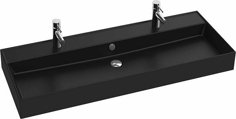 Раковина накладная Jacob Delafon Vivienne 120 EXBK112-NGM Черная матовая, фарфор