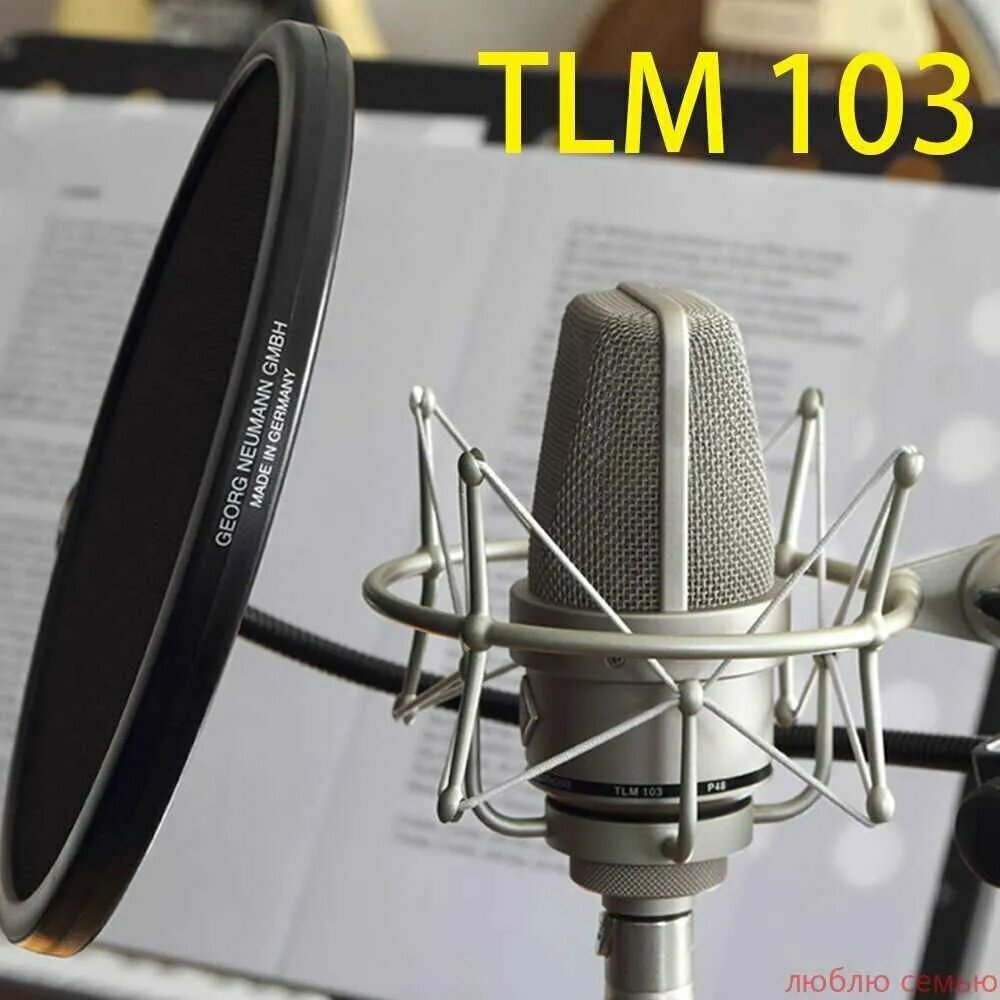 Микрофон студийный Neumann TLM 103, серебристый