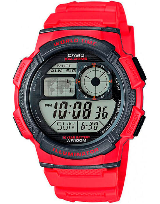 Наручные часы CASIO Collection, красный