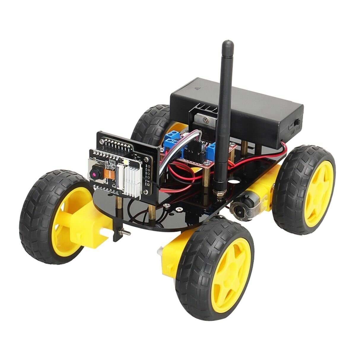 4WD Smart Robot Car ESP32 Camera Wifi Automation Kit для программирования ESP с антенной, обучающим кодированием
