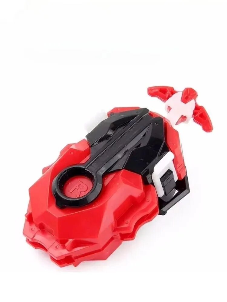 Двусторонний проводной запускник Beyblade для неповторимого боевого опыта, черный корпус+красный.