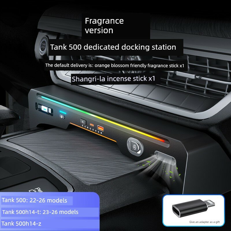 Автомобильный диффузор для Танк 500 HI4-Z 2025-2026 гг. с ароматом цитрусовых и жасмина, в комплекте 1 ароматическая