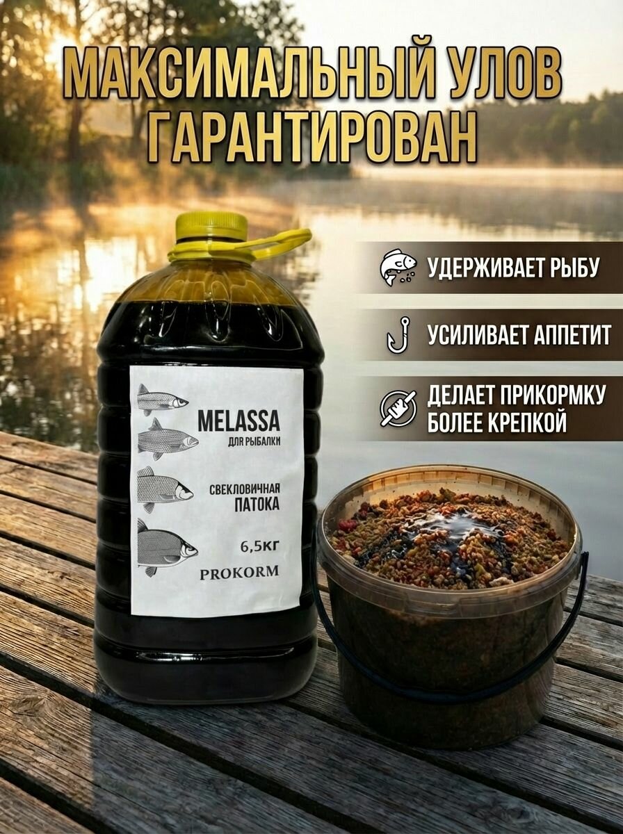 Меласса (Патока) свекловичная рыболовная