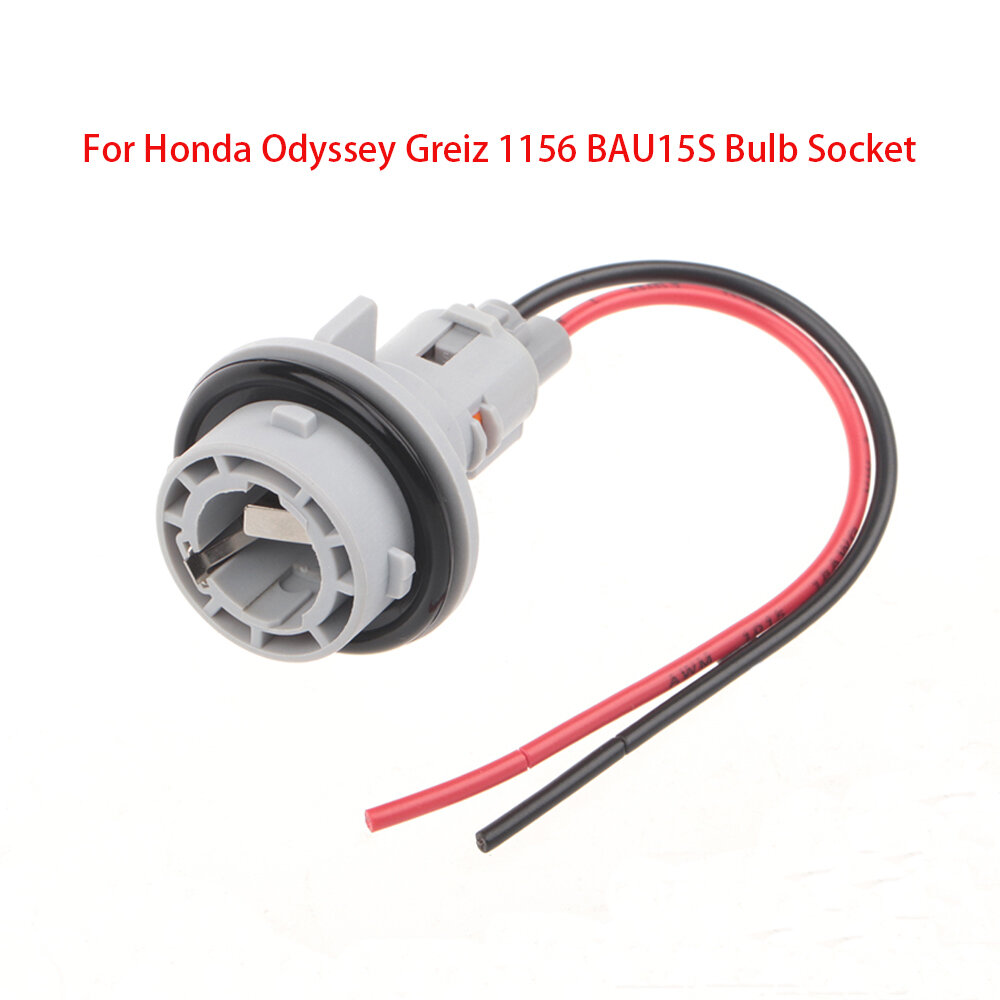 Разъем-патрон 1156 BAU15S для переднего указателя поворота Honda Odyssey 05-08 и 16-19, 2-pin, замена 33303-ST7-J01