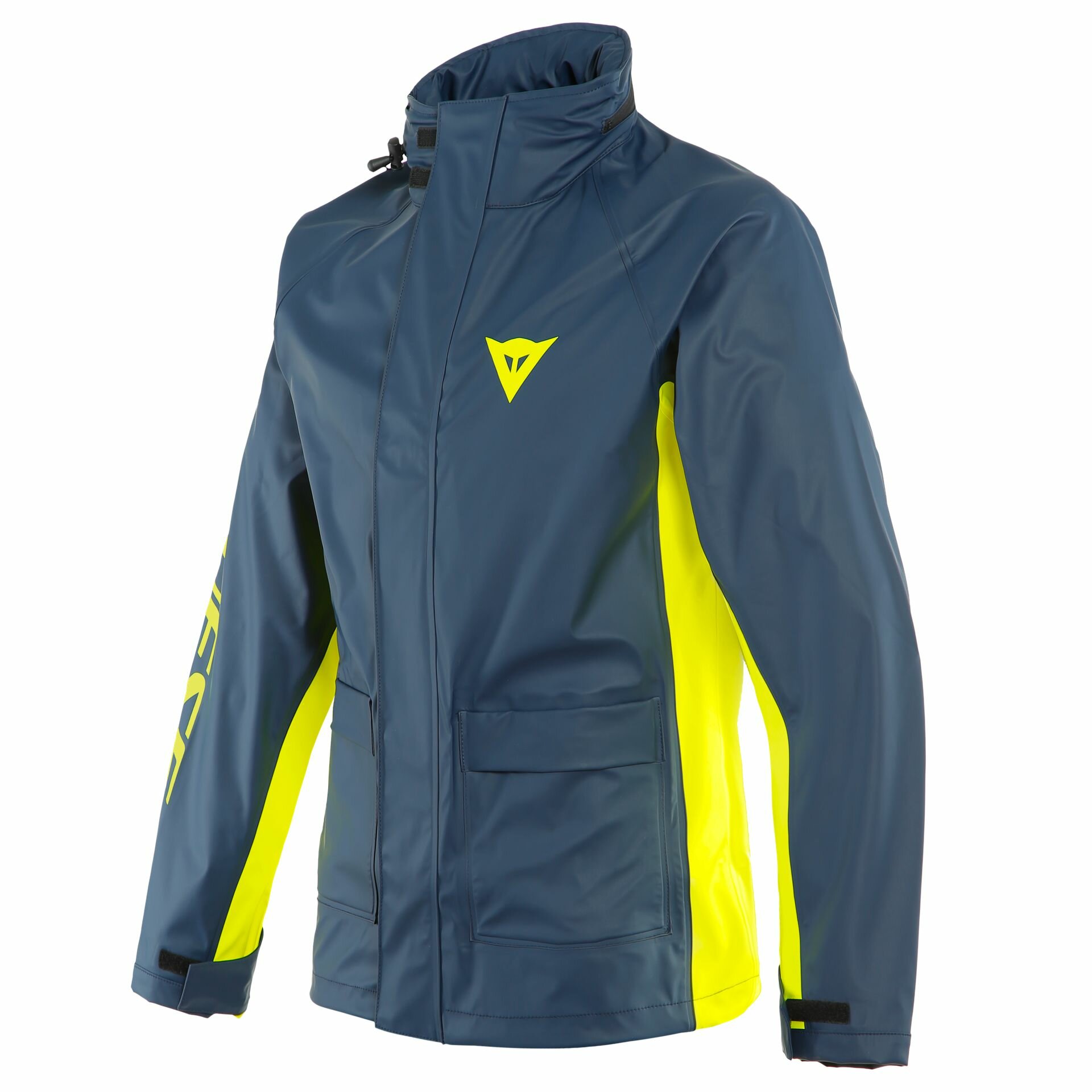 Мотодождевик куртка Dainese Storm 2 Black-Iris/Fluo-Yellow, L