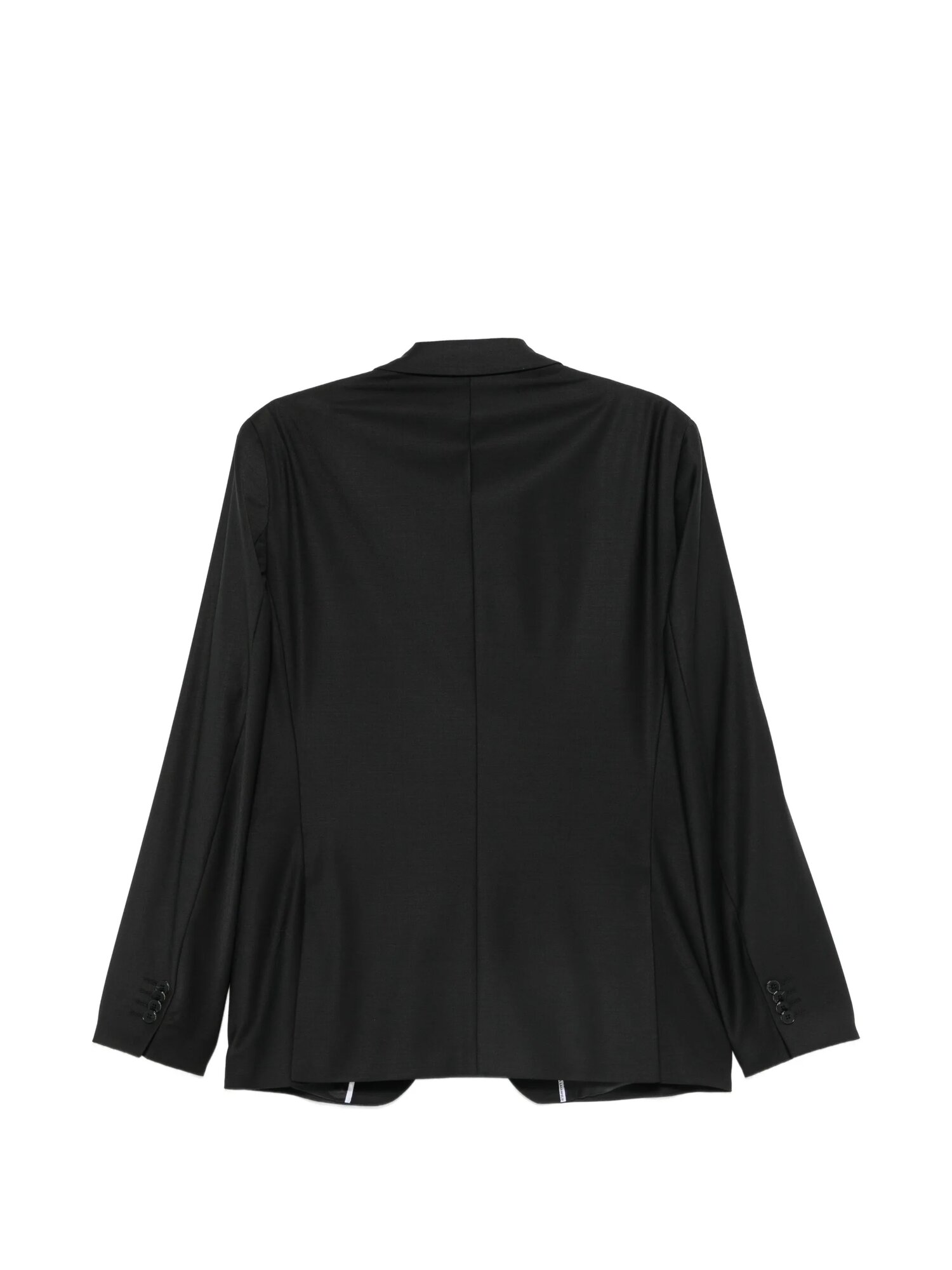 Пиджак Karl Lagerfeld Notched-lapel single-breasted blazer, размер 56, черный — фото 1