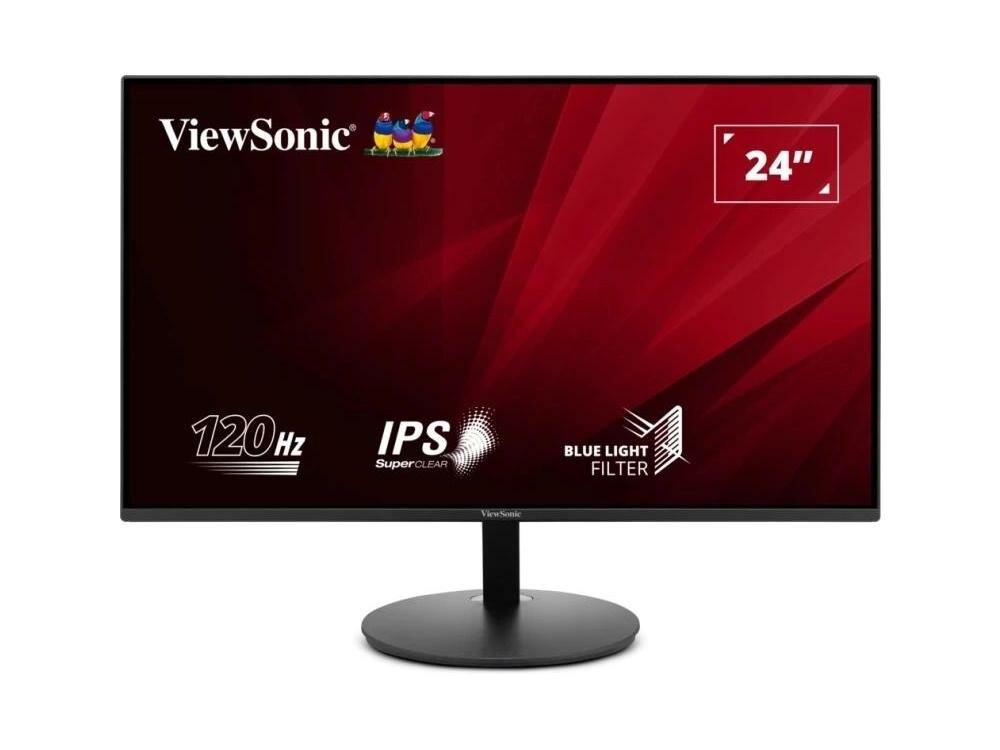 Монитор ViewSonic 23.8" VA24E1-H черный IPS LED 16:9 HDMI матовая 250cd 178гр/178гр 1920x1080 120Hz VGA FHD 2.3кг
