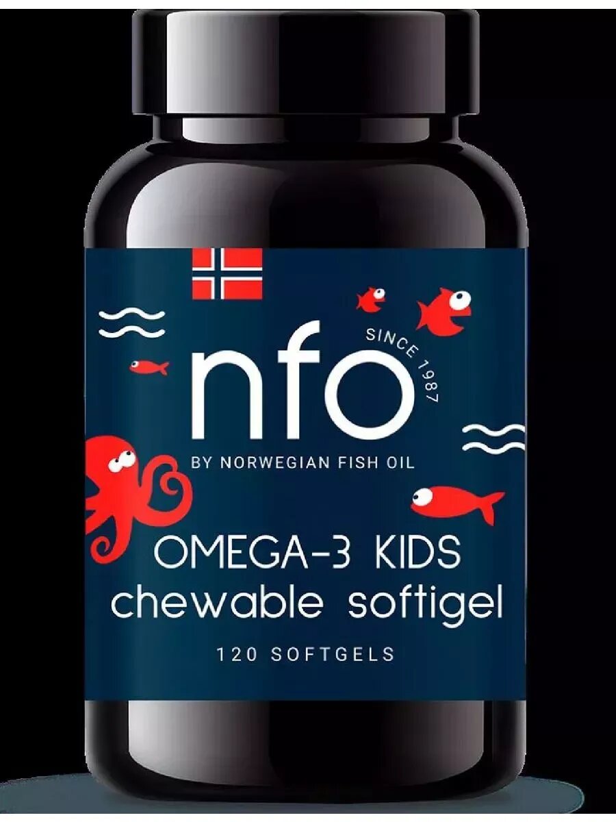 Norwegian fish oil омега-3 -1шт.