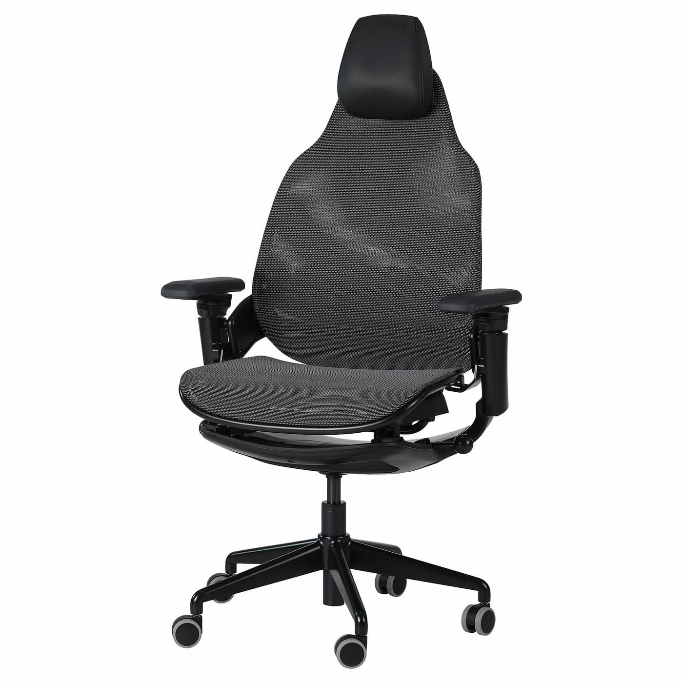 Игровое кресло IKEA B STBOLL, черный 105.862.51