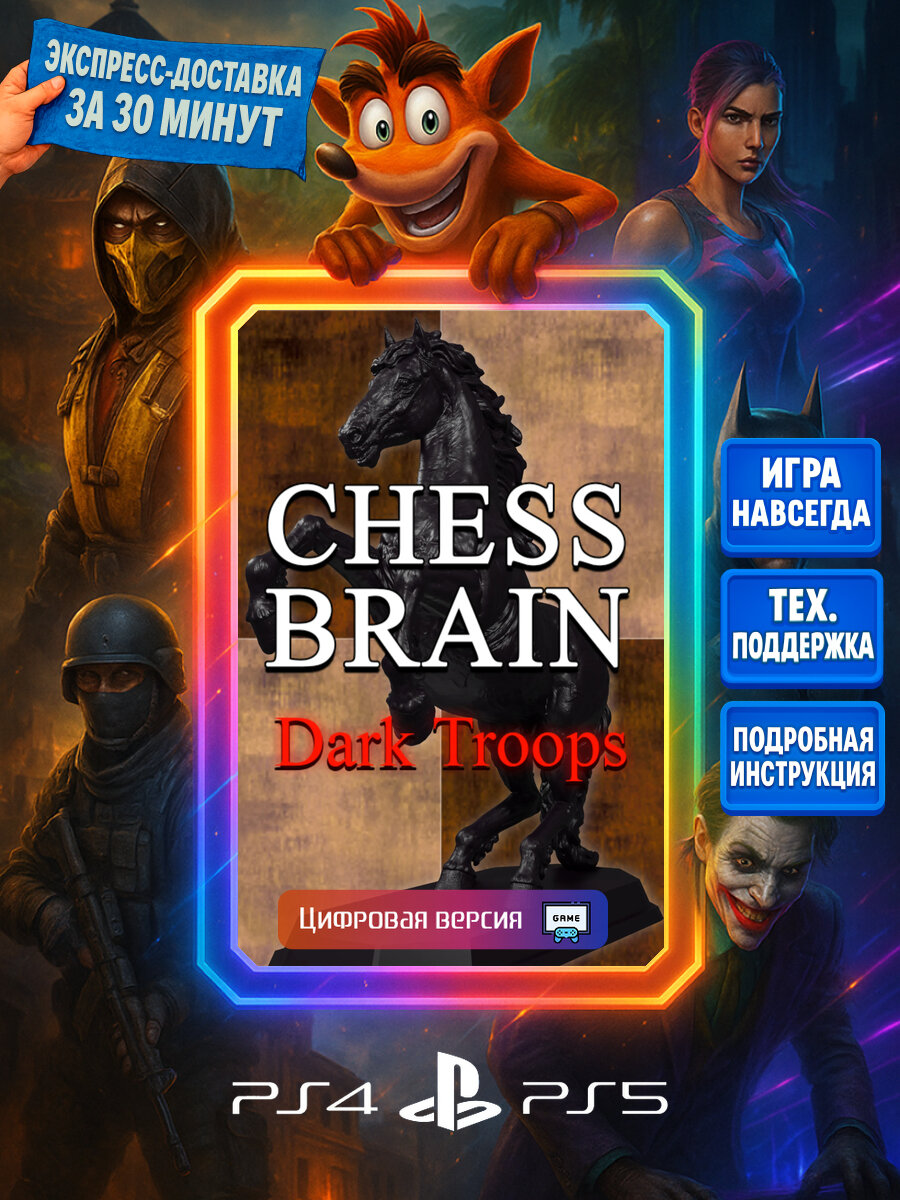 Chess Brain: Dark Troops PS4/PS5 | Моментальная доставка | Английский язык | Головоломки