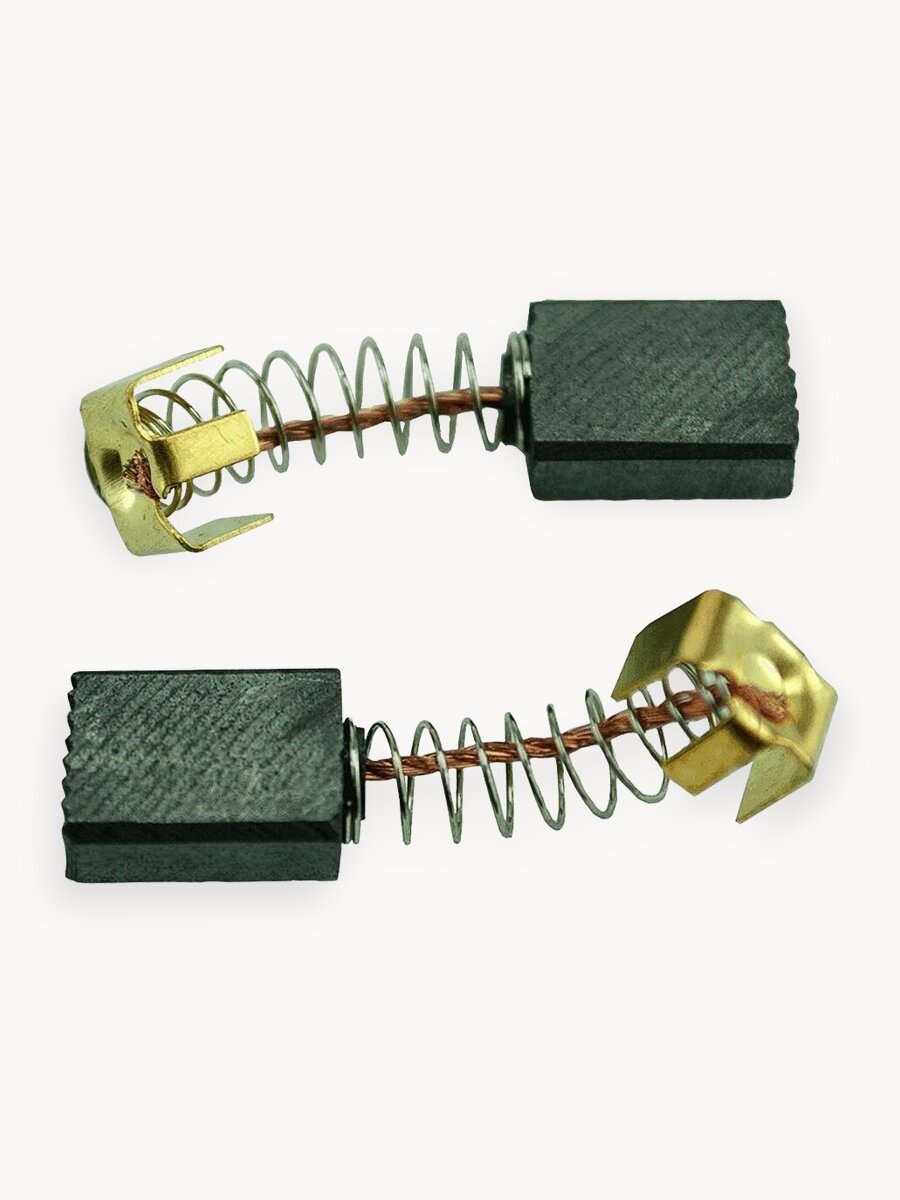 Щетки угольные 5*8*12мм(2шт) пружина, пятак-уши с 4х сторон Makita A-64