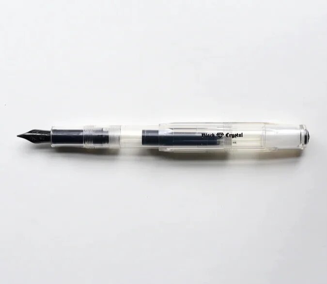 Kaweco Limited Edition перьевая ручка розовый кварц Black Crystal EF Tip