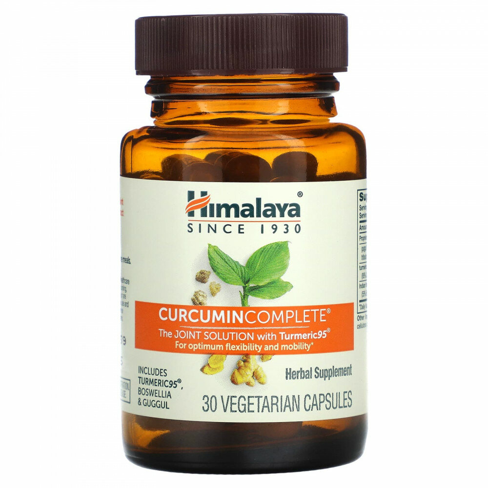 Himalaya, Curcumin Complete®, 30 вегетарианских капсул — фото 1