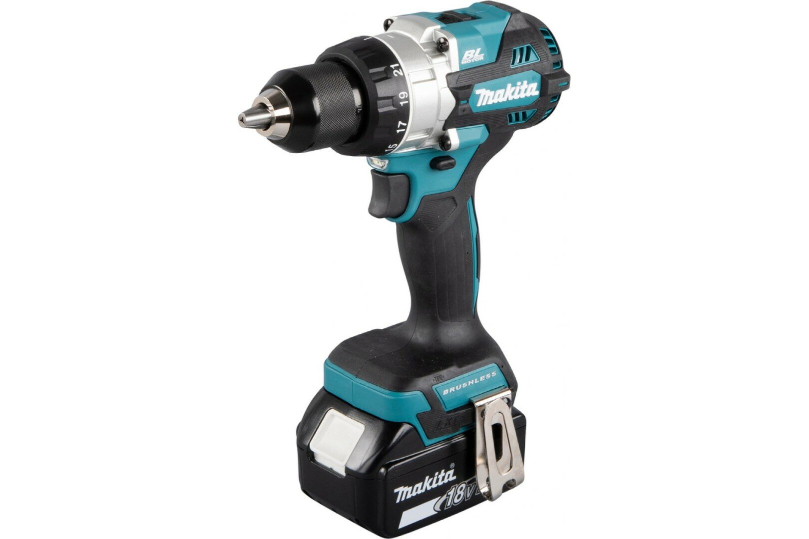 DDF486RT / Дрель-шуруповерт Makita DDF486RT [1 АКБ, бесщеточный, безударный, быстрозажимной, 130 Н·м