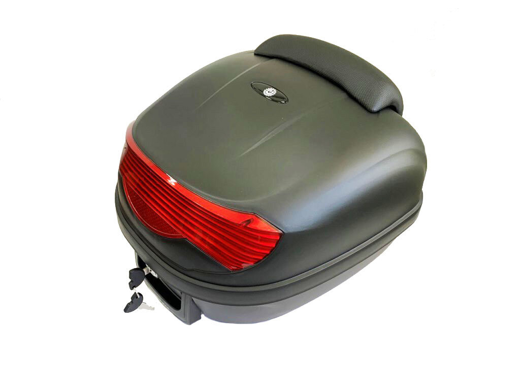 Кофр багажный, задний CIGNA E-35 черный, со спинкой, 29л