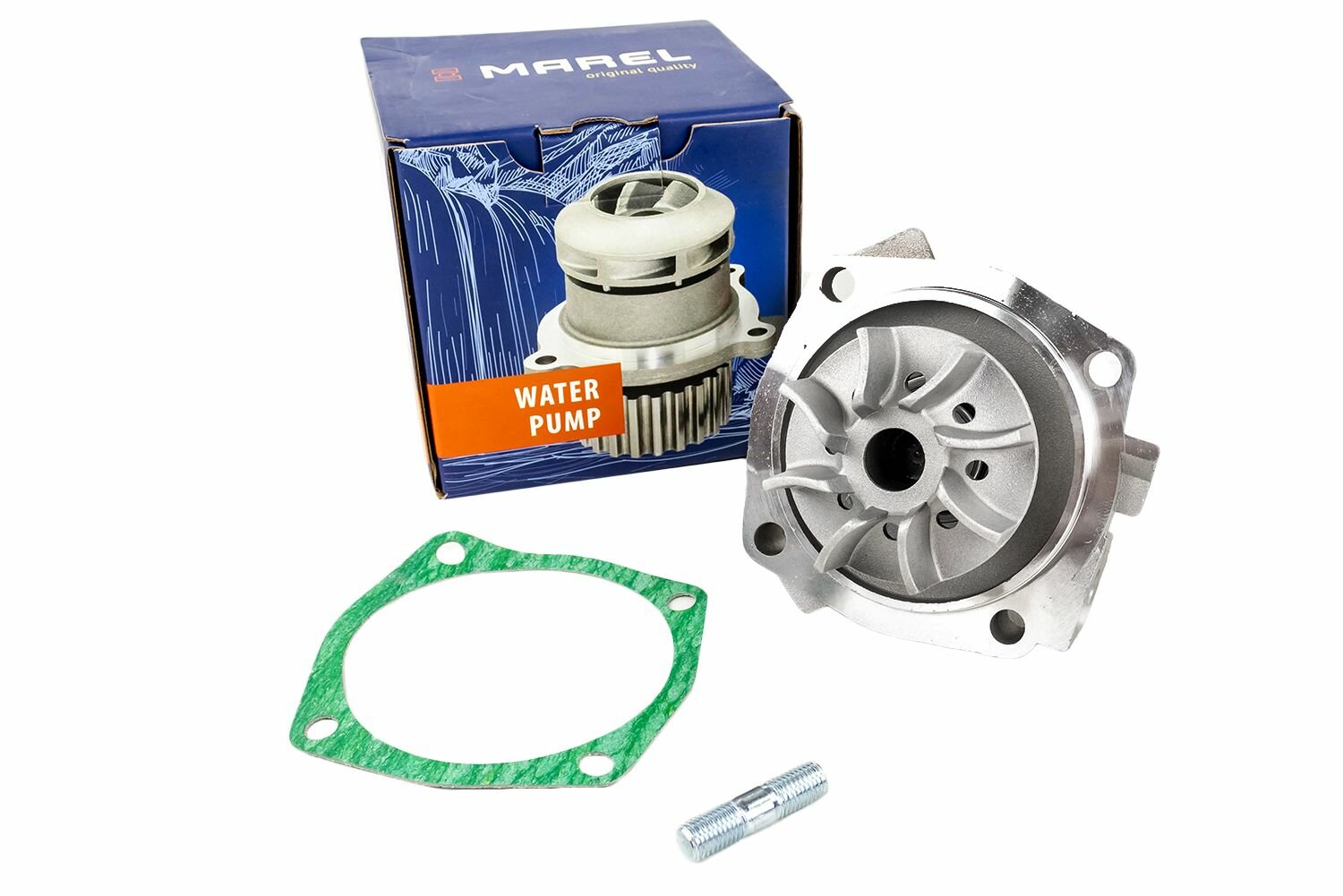 Водяной насос (помпа) Marel Magnum для ВАЗ 2101-2107, Лада 4х4, Нива Легенд/Тревел, Шевроле