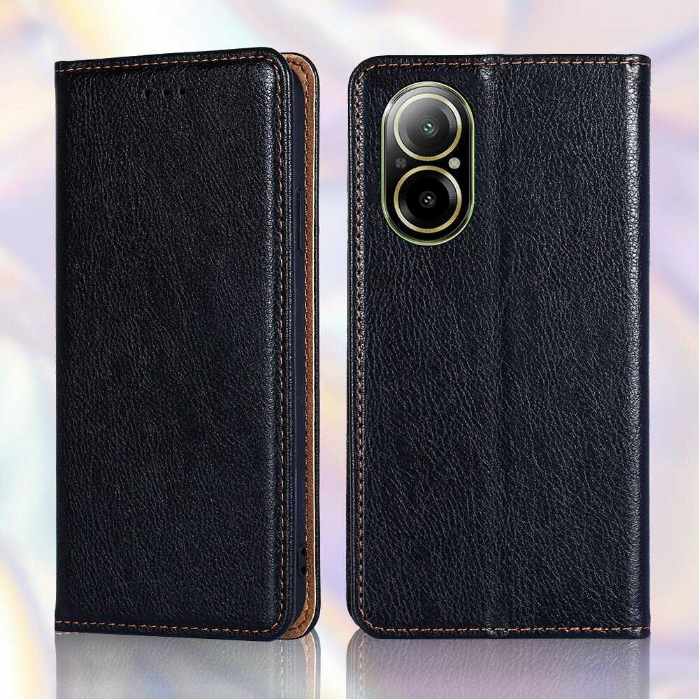 Чехол-книжка MyPads для Realme C67 4G, черный