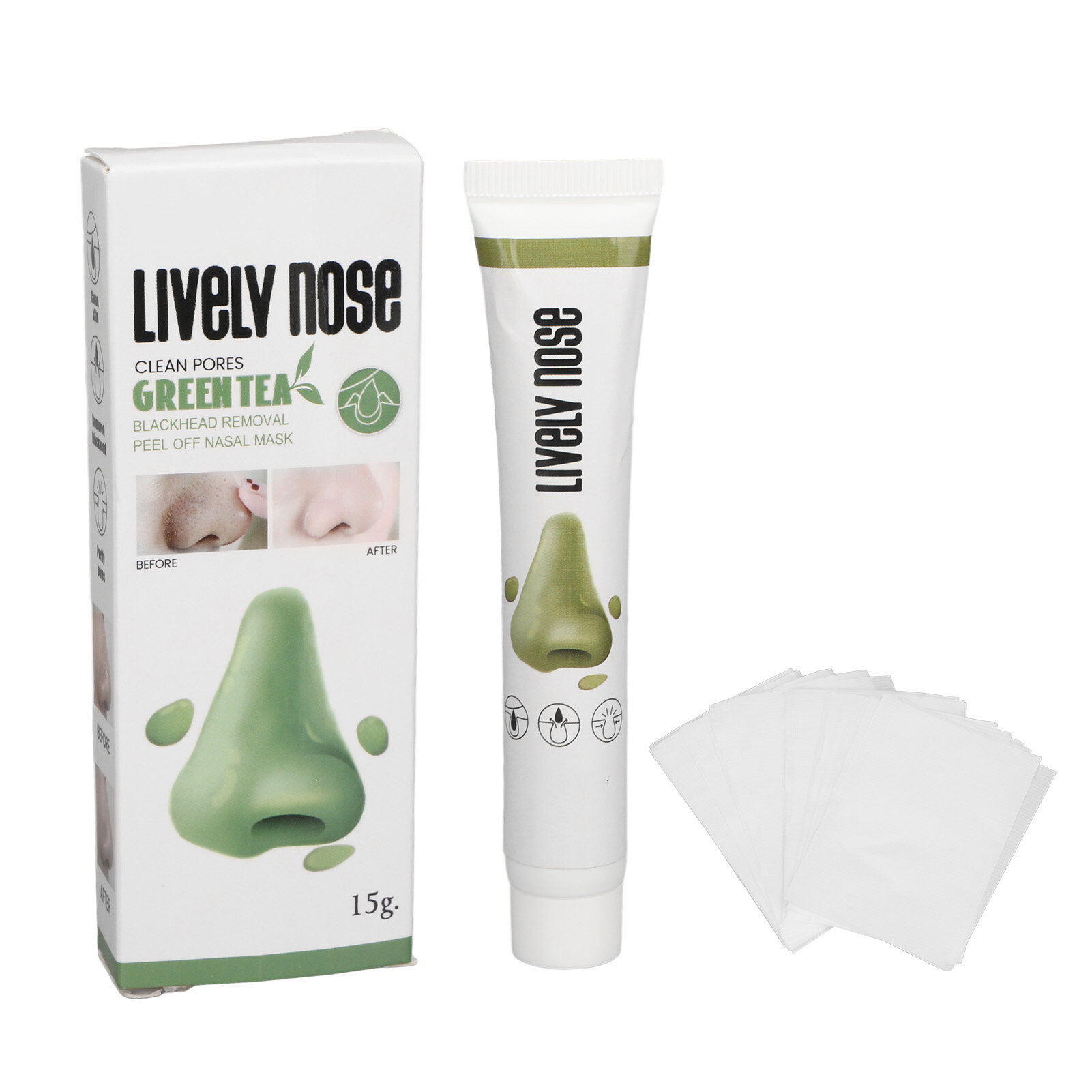 Маска для носа от черных точек, отшелушивающая, глубоко очищающая, крем для носа от черных точек и загрязнений пор