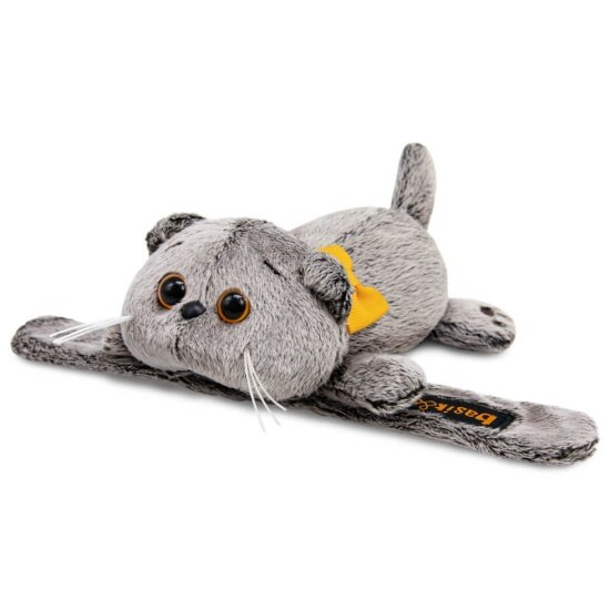 Мягкая игрушка Budi Basa Kta-003 Кот Басик с бантиком на браслете 11 см