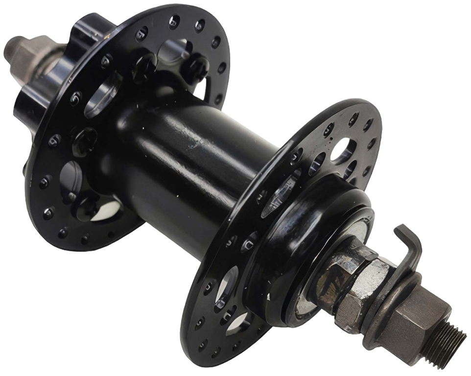 Втулка переднего колеса черная, 36 отв, под диск 6 отв. 3054403