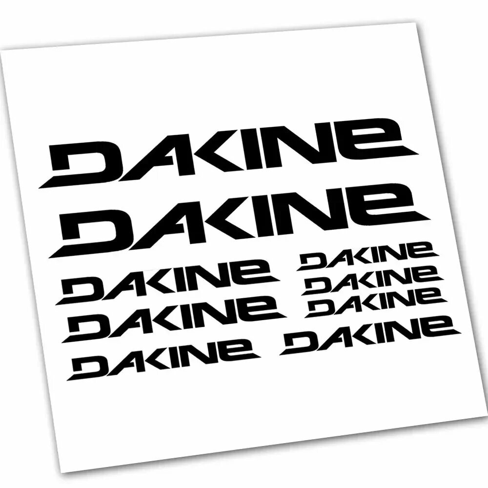 Наклейки Dakine черные виниловые