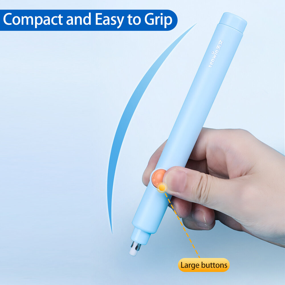 Аккумуляторная электрическая точилка tenwin с 20 запасными стержнями