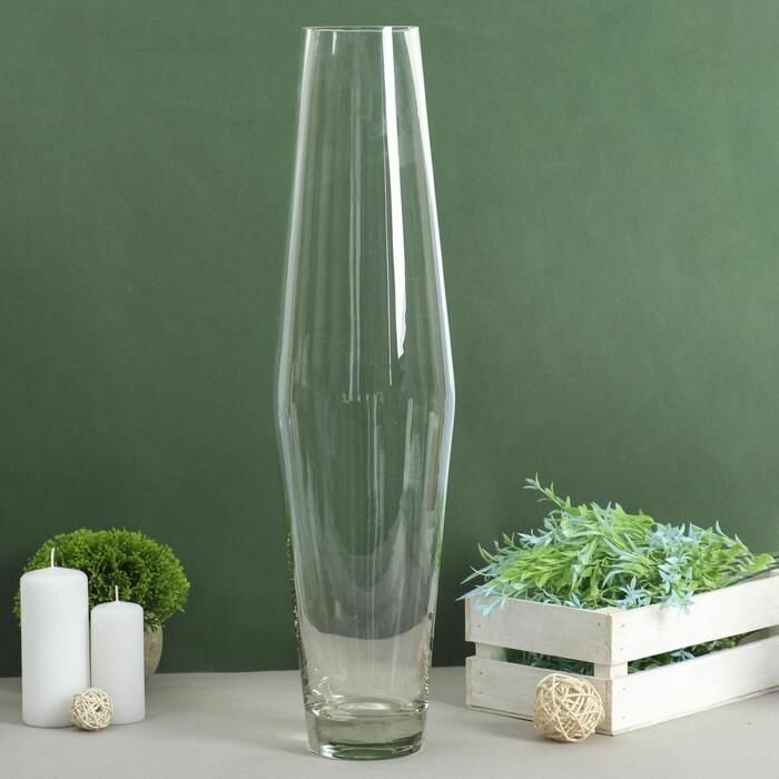 Ваза Evis "Диаболо" диаметр 8 см, высота 50 см, 3,6 л (2272)