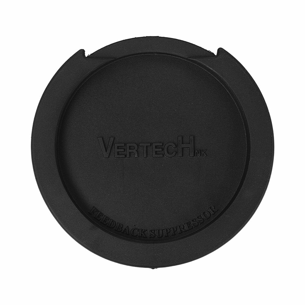 VERTECHnk SM-05 Накладка на резонаторное отверстие гитары, буфер обратной связи, черная резина, для эквалайзера акустических и фолк-гитар