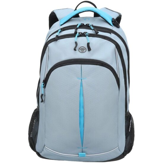Рюкзак Torber ROCKIT серый/голубой, полиэстер/добби, 32x15x46 см, 22 л