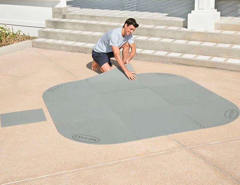 Защитная подстилка под джакузи и бассейны, 216х216 см, BestWay, 60309