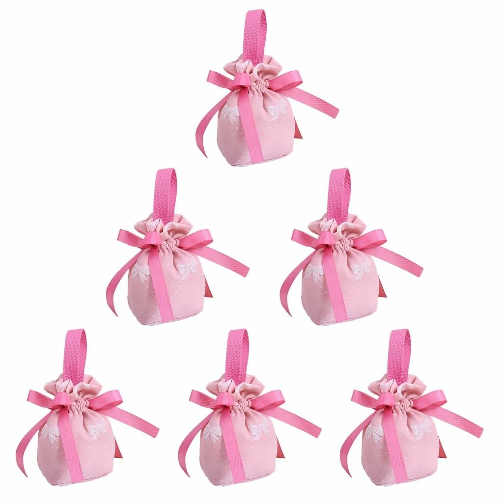 6 шт, свадебный мешочек для конфет, подарочные пакеты на шнурке, элегантные мешочки свадеб, вечеринок и организаторов подарков
