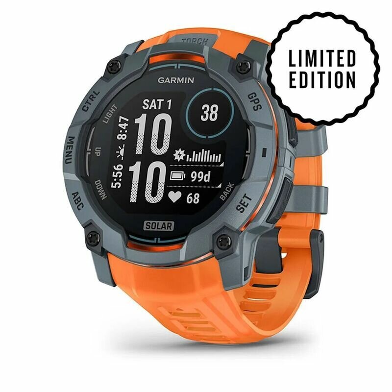 Часы Garmin Instinct 3 50 mm Solar Grey Orange