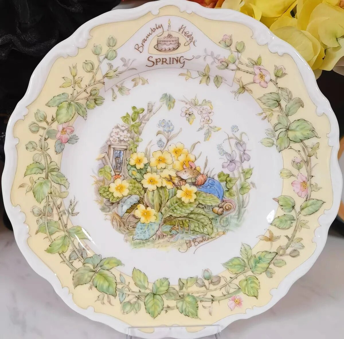 Кофейный набор Bone China Spring plate