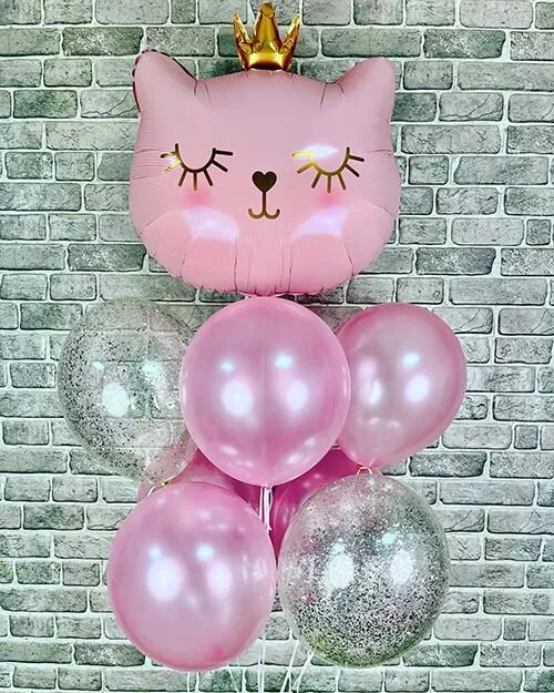 Букет из шаров "Котенок" №2