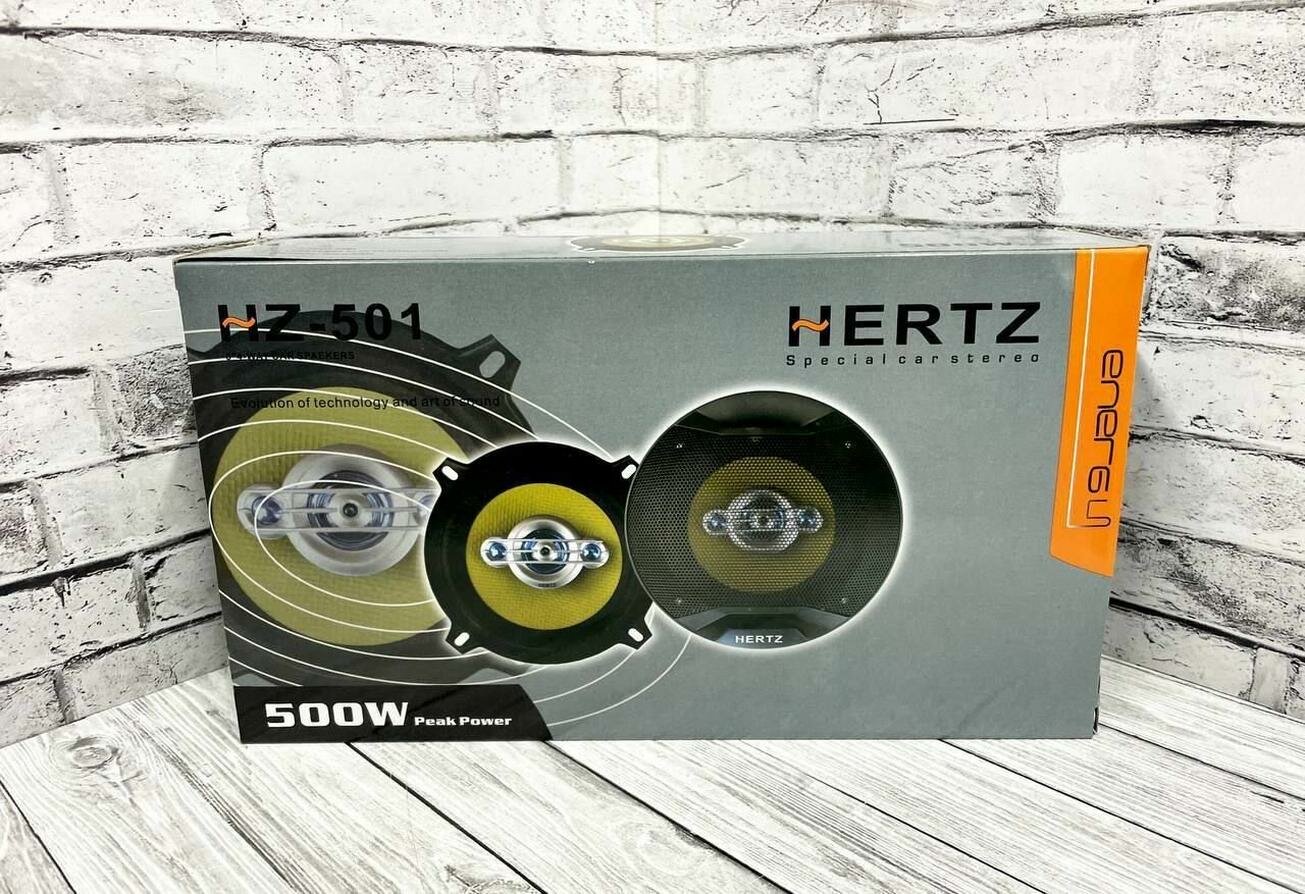 Колонки Hertz HZ-501, 5 дюймов, четырехполосные, 500 Вт, 92 дБ